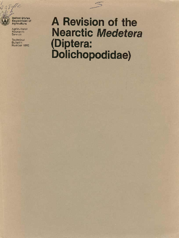(PDF) A Revision of the Nearctic Medetera (Díptera: Dolichopodidae)