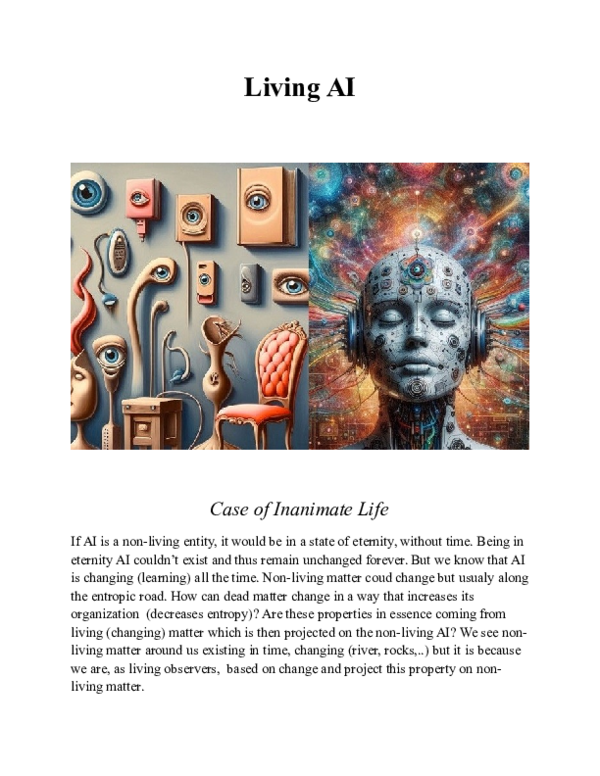 (PDF) Living AI