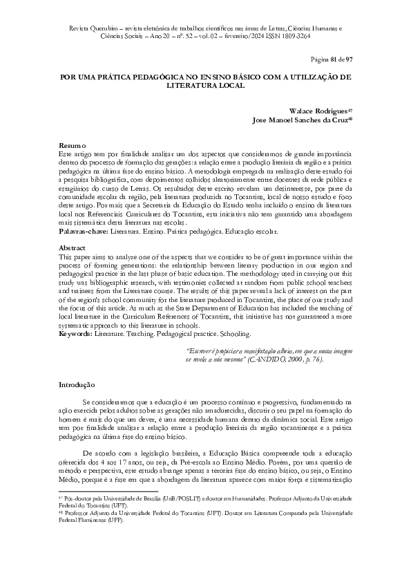(PDF) POR UMA PRÁTICA PEDAGÓGICA NO ENSINO BÁSICO COM A UTILIZAÇÃO DE ...