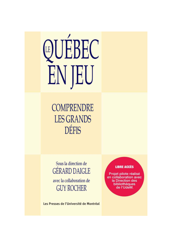(PDF) Chapitre 26. Le mouvement populaire et communautaire : de la ...