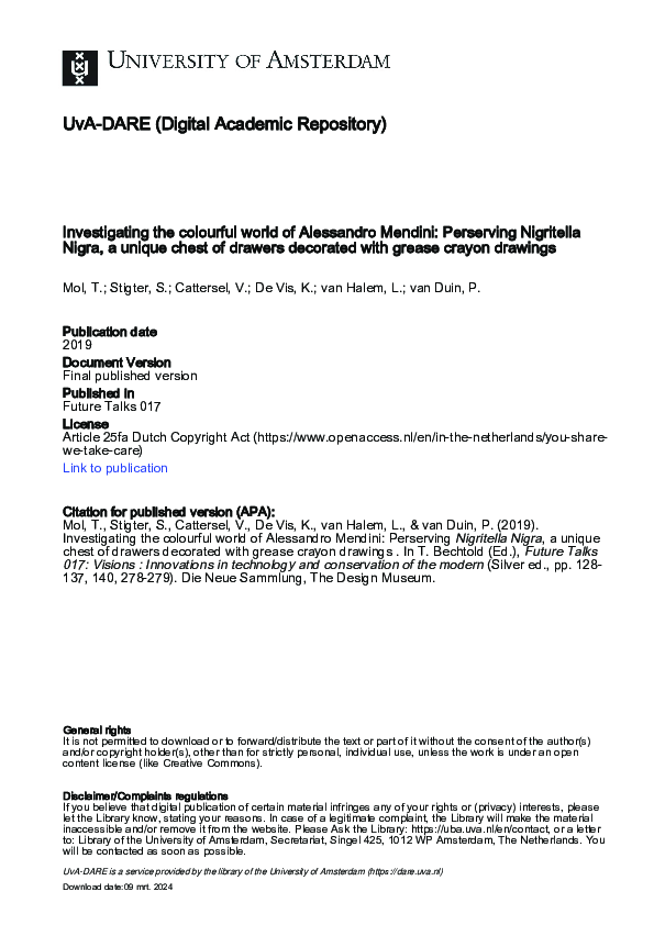 (PDF) UvA-DARE (Digital Academic Repository