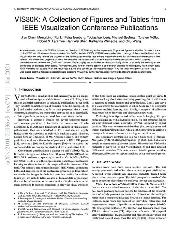 (PDF) VIS30K: A Collection of Figures and Tables From IEEE Visualization Conference Publications