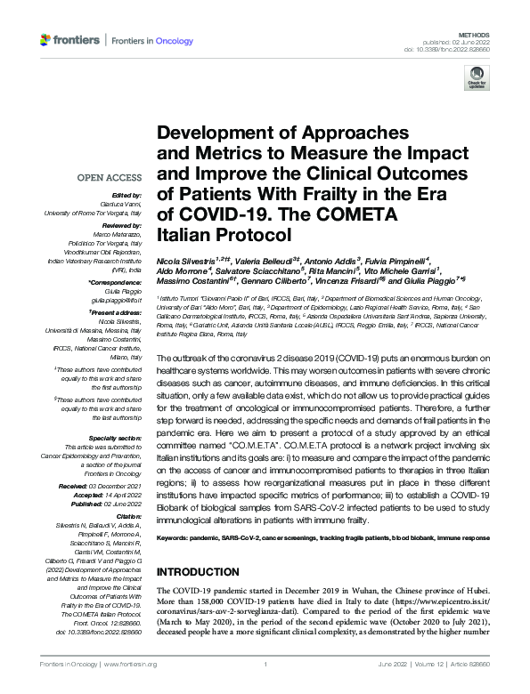 (PDF) Development of Approaches and Metrics to Measure the Impact and ...