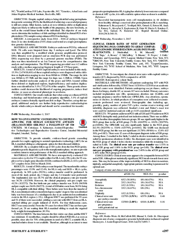 (PDF) Clinical error rates of next generation sequencing and array ...