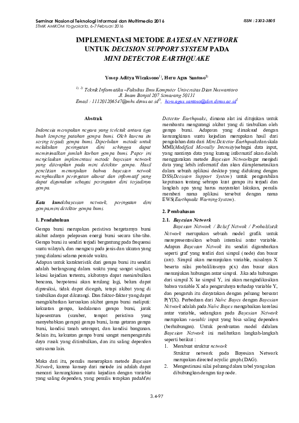 (PDF) Implementasi Metode Bayesian Network Untuk Decision Support ...
