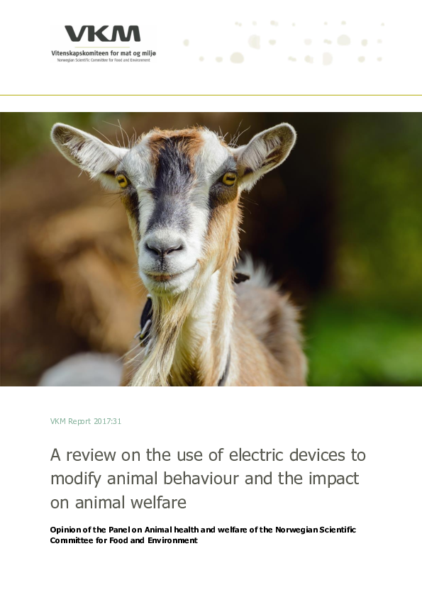 (PDF) A review on the use of electric devices to modify animal ...