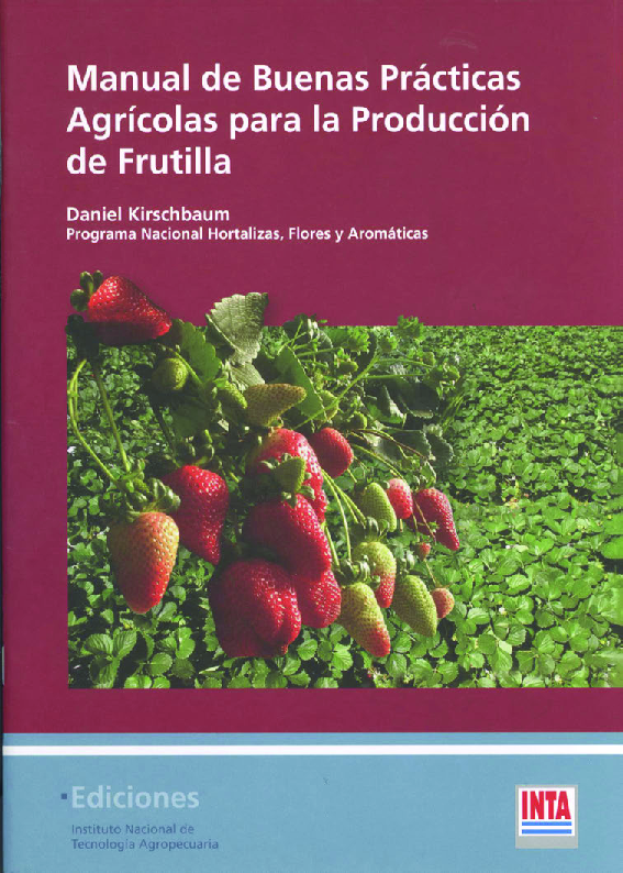 (PDF) Manual de buenas prácticas agrícolas para la producción de frutilla