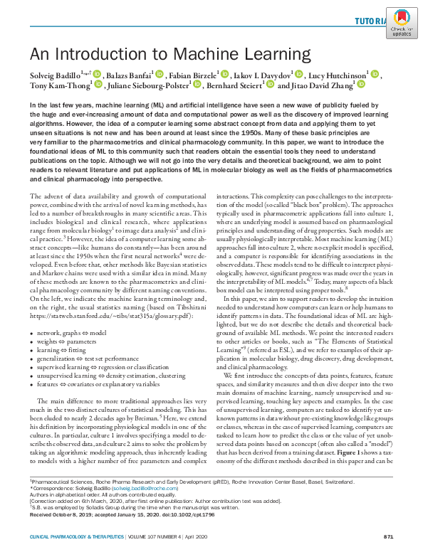 (PDF) Introduction to machine learning | Laurence Moseley - Academia.edu