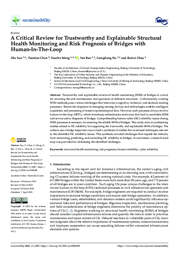 (PDF) A Critical Review for Trustworthy and Explainable Structural Health Monitoring and Risk ...