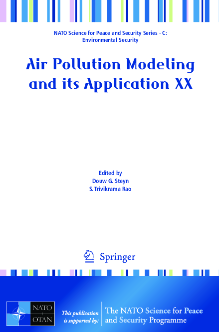 (PDF) Air Pollution Modeling and its Application XX