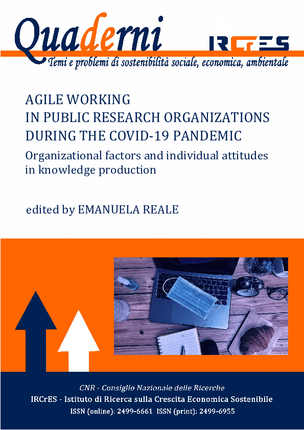 (PDF) Agile working in public research organizations during the covid ...