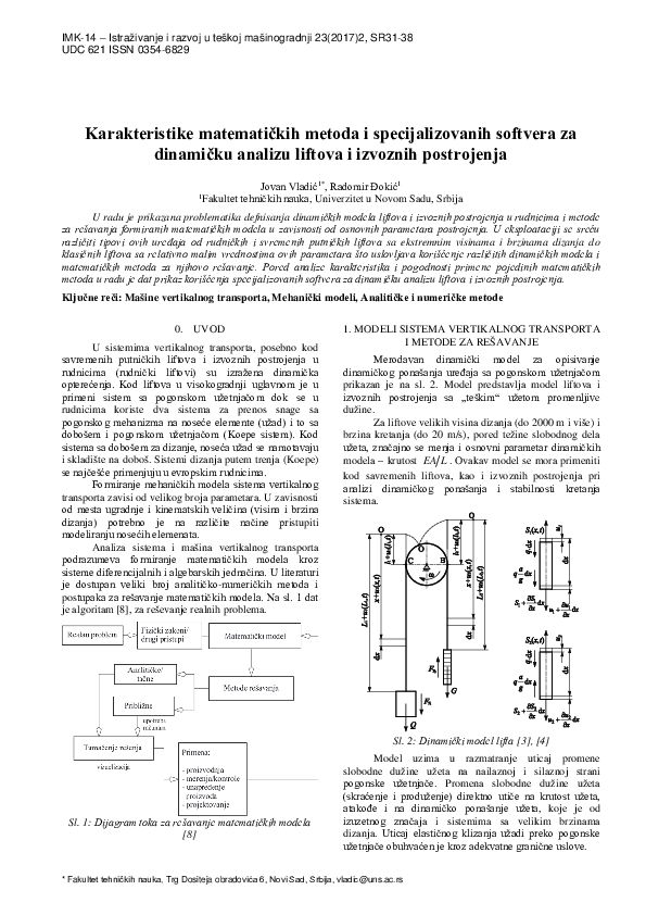 (PDF) Characteristics of mathematical methods and specialized software ...