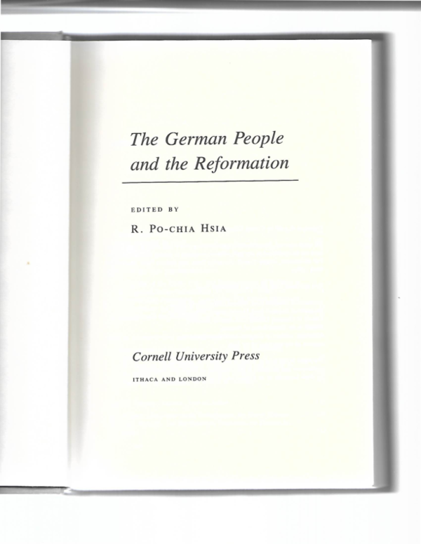 (PDF) Women's Response to the Reformation part