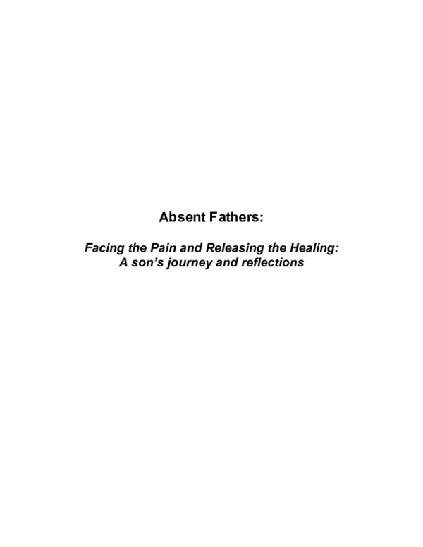 (PDF) Absent Fathers GC2-