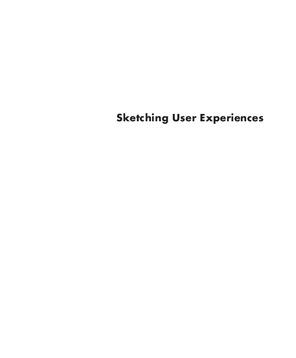 (PDF) Sketching user experiences
