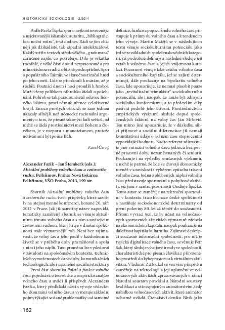 (PDF) Alexander Fazik – Jan Štemberk (eds.): Aktuální problémy volného ...