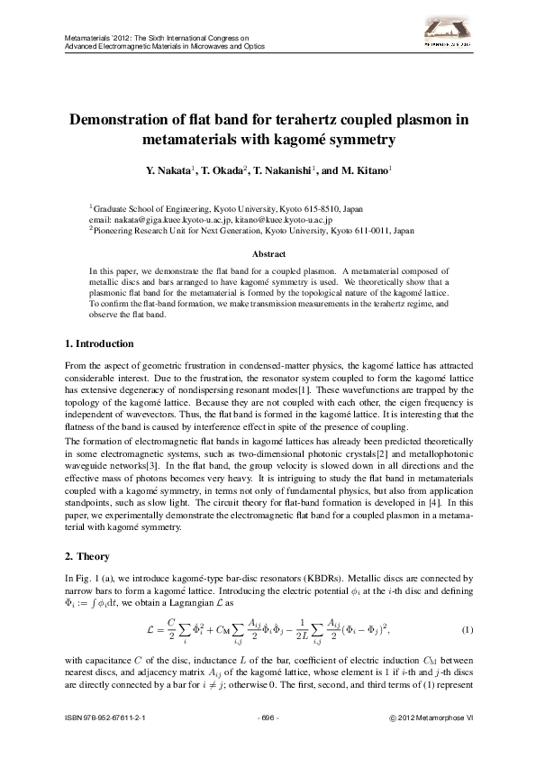 (PDF) Circuit model for hybridization modes in metamaterials and its analogy to the quantum ...