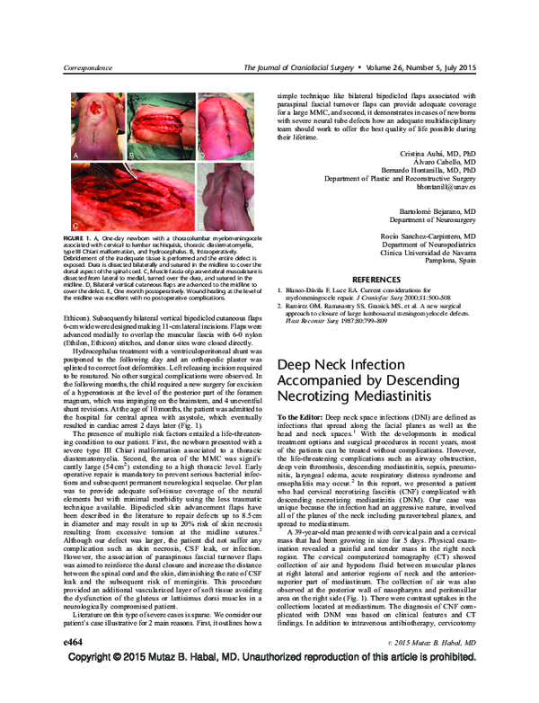 (PDF) Deep Neck Infection Accompanied by Descending Necrotizing ...