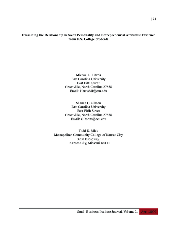 (PDF) Examining the relationship between personality and affect-related ...