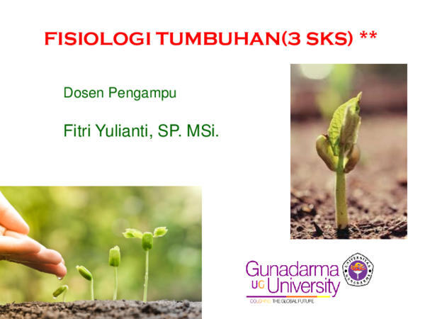 Pdf Definisi Dan Ruang Lingkup Fisiologi Tumbuhan