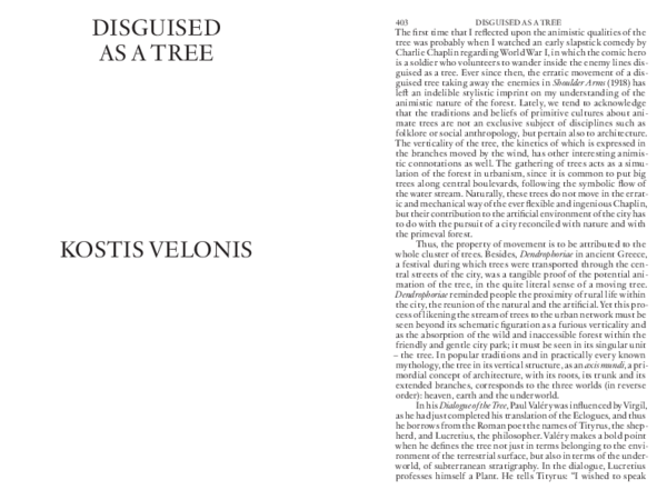 (PDF) DISGUISED AS A TREE