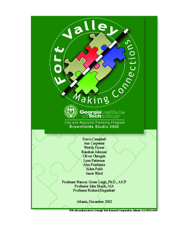 (PDF) Fort Valley-Making Connections