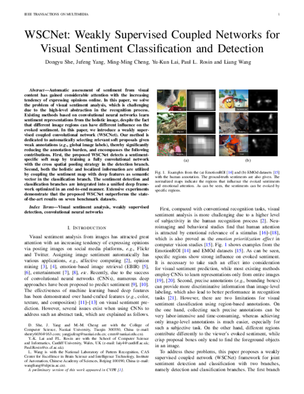 (PDF) WSCNet: Weakly Supervised Coupled Networks for Visual Sentiment Classification and ...