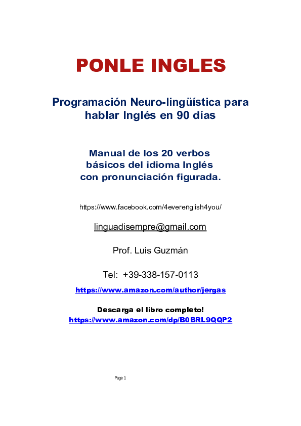(DOC) Inglés Básico
