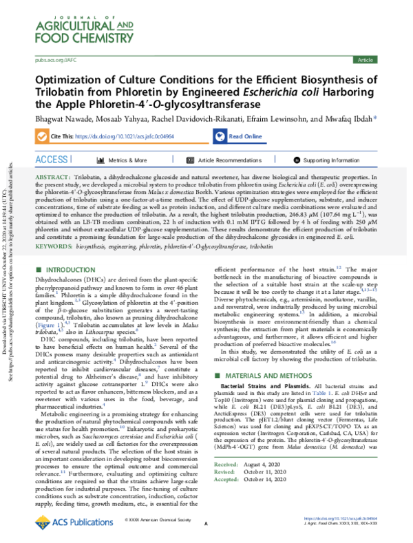 (PDF) Optimization of Culture Conditions for the Efficient Biosynthesis ...