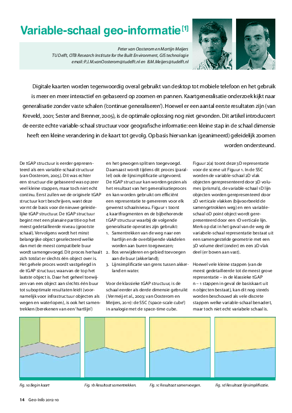 (PDF) Variable-schaal geo-informatie [1] | Peter J M van Oosterom - Academia.edu