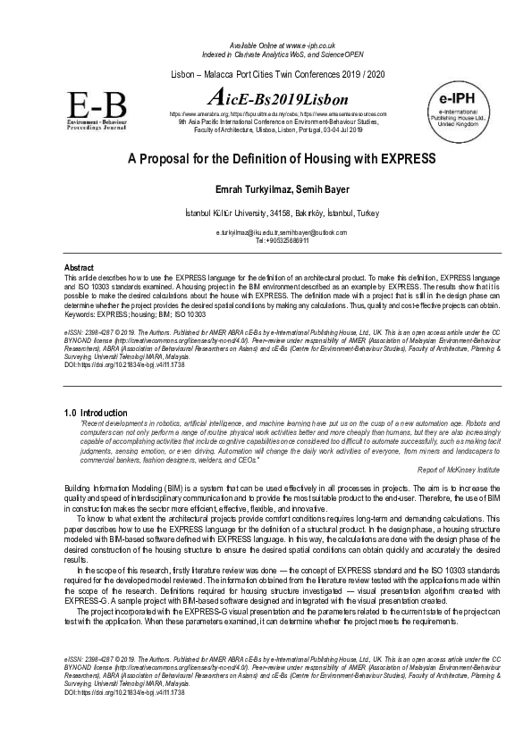 (PDF) The Definition of Housing with EXPRESS