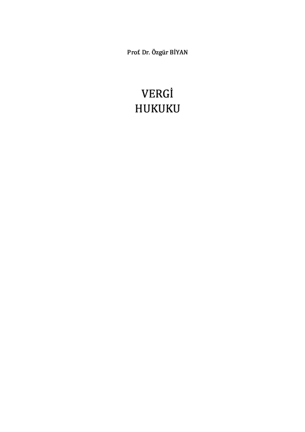 (PDF) VERGİ HUKUKU KİTAP 2024