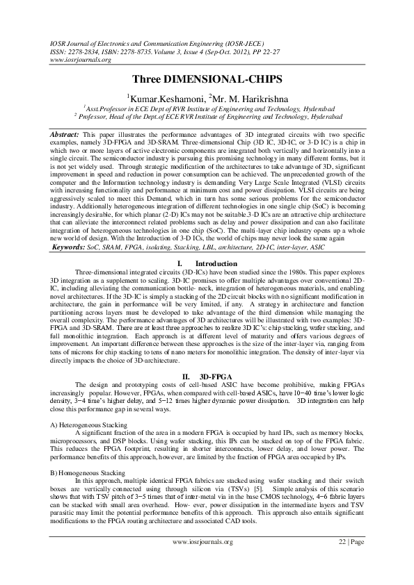(PDF) Three DIMENSIONAL-CHIPS
