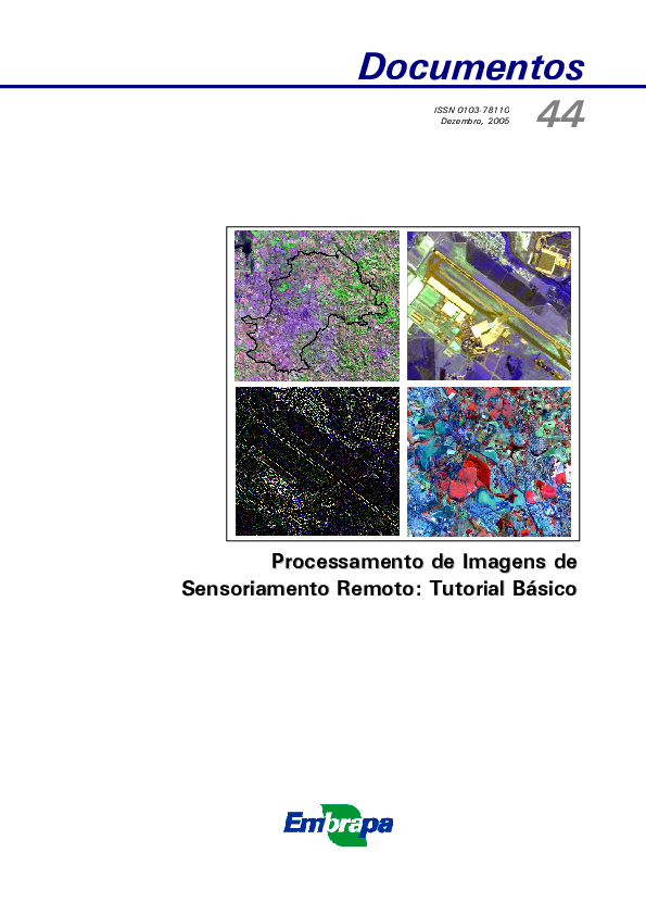 (PDF) Processamento de Imagens de Sensoriamento Remoto: tutorial básico