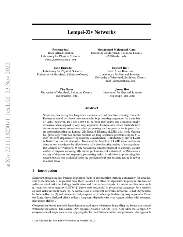 (PDF) Lempel-Ziv Networks