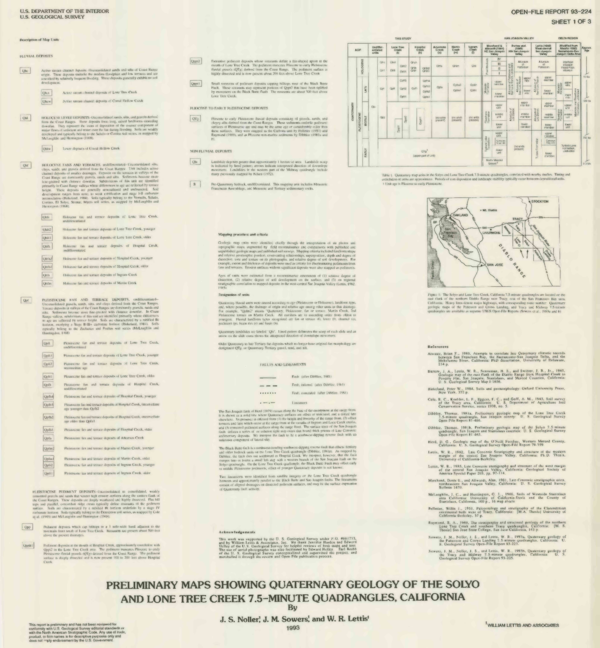(PDF) Preliminary maps showing Quaternary geology of the Tracy and ...