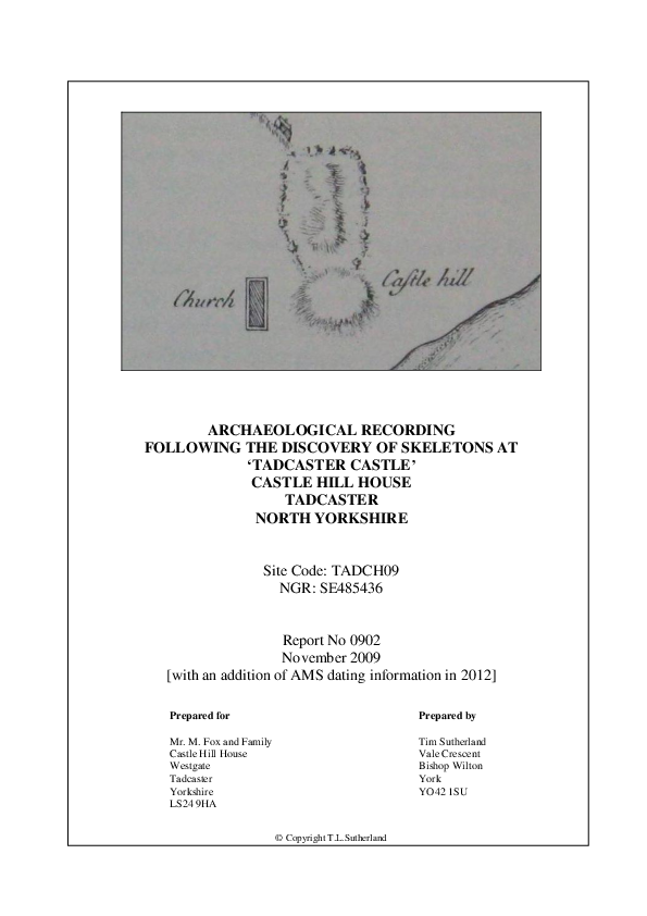 (PDF) ARCHAEOLOGICAL RECORDING FOLLOWING THE DISCOVERY OF SKELETONS AT ...