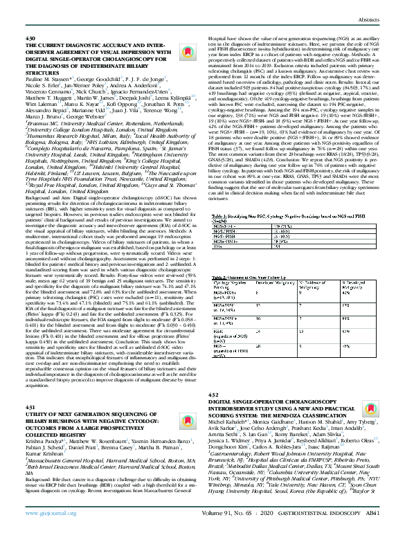 (PDF) 432 Digital Single-Operator Cholangioscopy Interobserver Study ...
