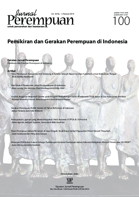 (PDF) Women Political Movements After 20 Years of Reformasi in Indonesia