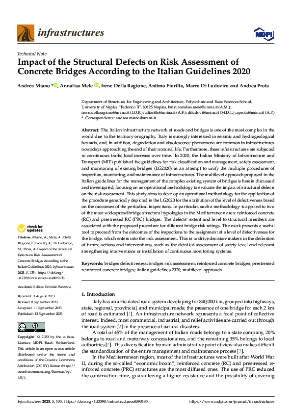 (PDF) Impact of the Structural Defects on Risk Assessment of Concrete ...
