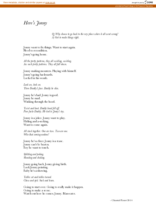 (PDF) Here's Jonny