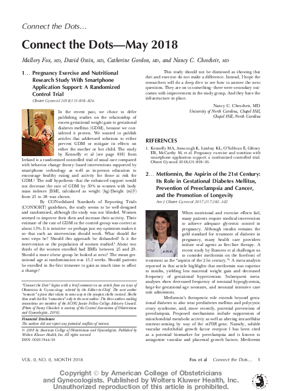 (PDF) Connect the Dots—May 2018