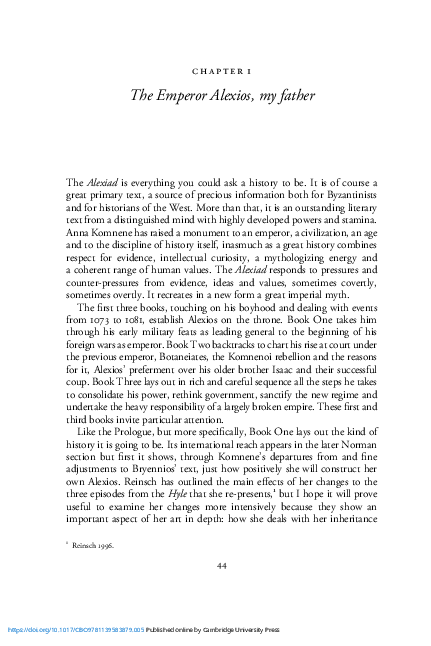 (PDF) The Alexiad of Anna Komnene