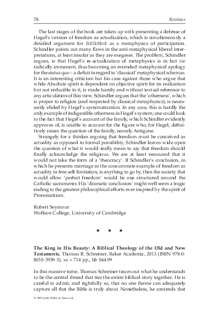 (PDF) The King in His Beauty: A Biblical Theology of the Old and New ...