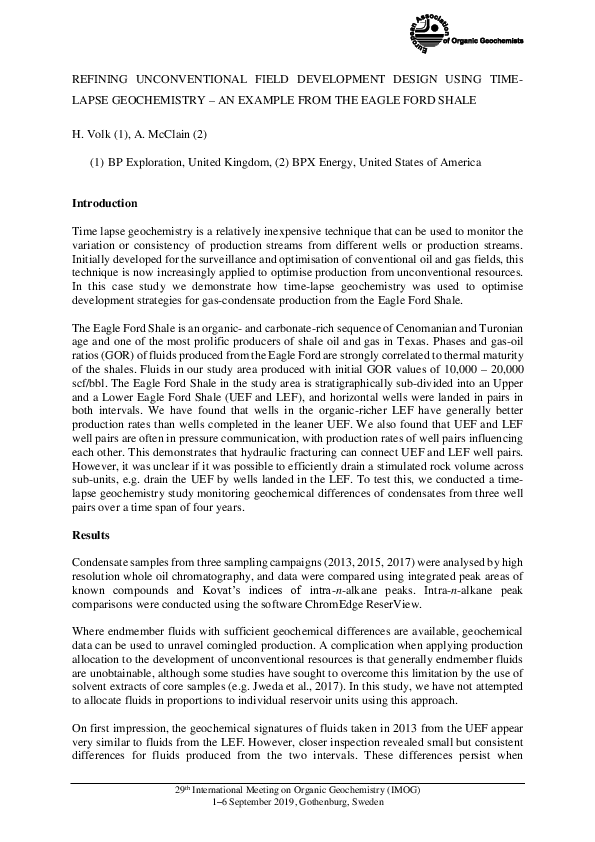(PDF) Refining Unconventional Field Development Design Using Tfme-Lapse ...