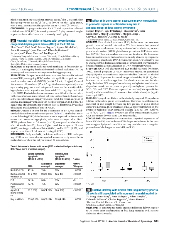 (PDF) 56: Neonatal morbidity in fetuses with severe isolated congenital ...