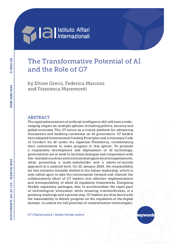 (PDF) The Transformative Potential of AI and the Role of G7