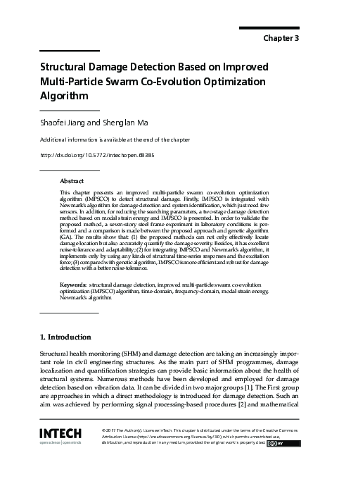 (PDF) Structural Health Monitoring - Measurement Methods and Practical Applications