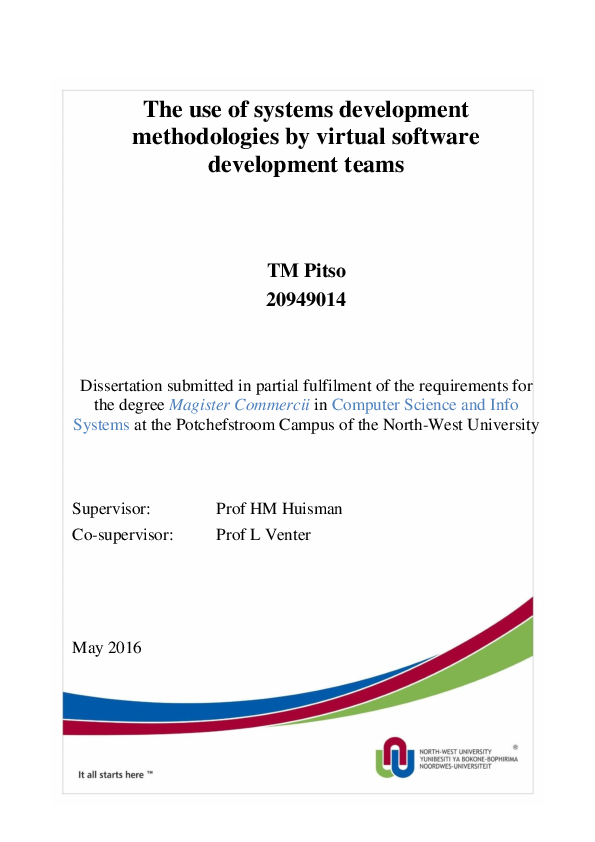 (PDF) The use of systems development methodologies by virtual software ...