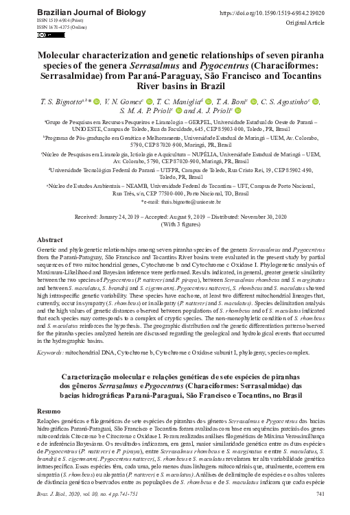(PDF) Molecular characterization and genetic relationships of seven ...